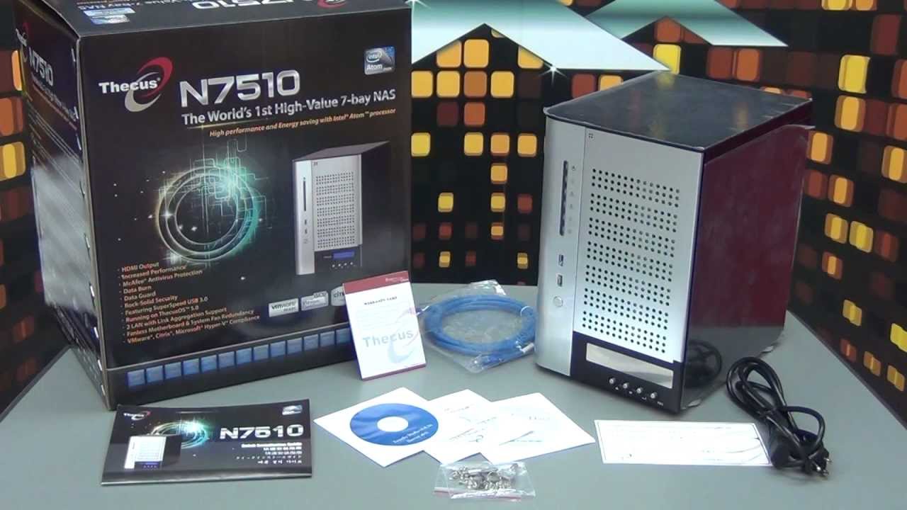 Thecus N7510 Unboxing - YouTube