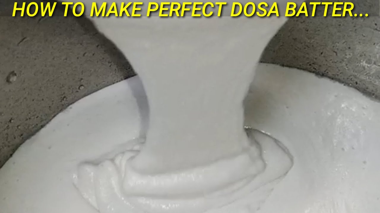 How To Make Perfect Dosa Batter | 1 KG Dosa Batter Recipe | How To Make ...