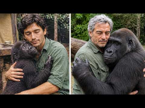 He Reunited With the Gorilla He Saved 35 Years Ago... 🥹❤️