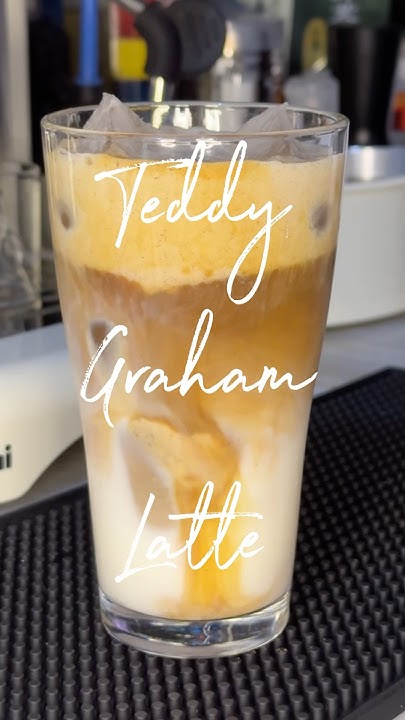 Sip on cozy vibes w/ a Teddy Graham Latte –perfect blend of warmth & sweetness #icedcoffee # ...