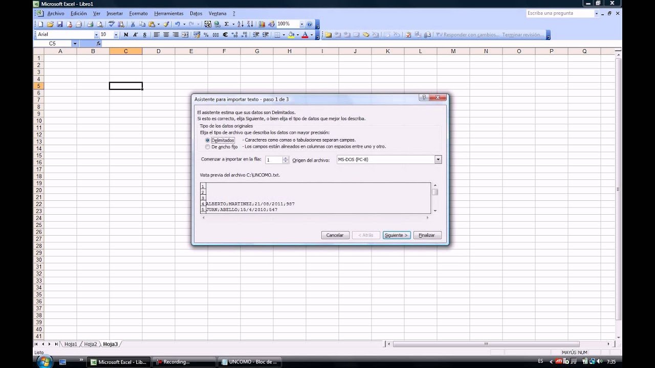 Cómo Importar Datos Externos Con Excel Youtube 1398