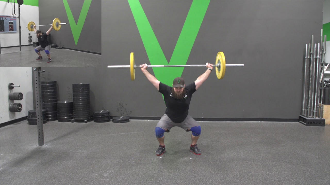 Snatch Grip Push Press + Overhead Squat | CrossFit Invictus - YouTube