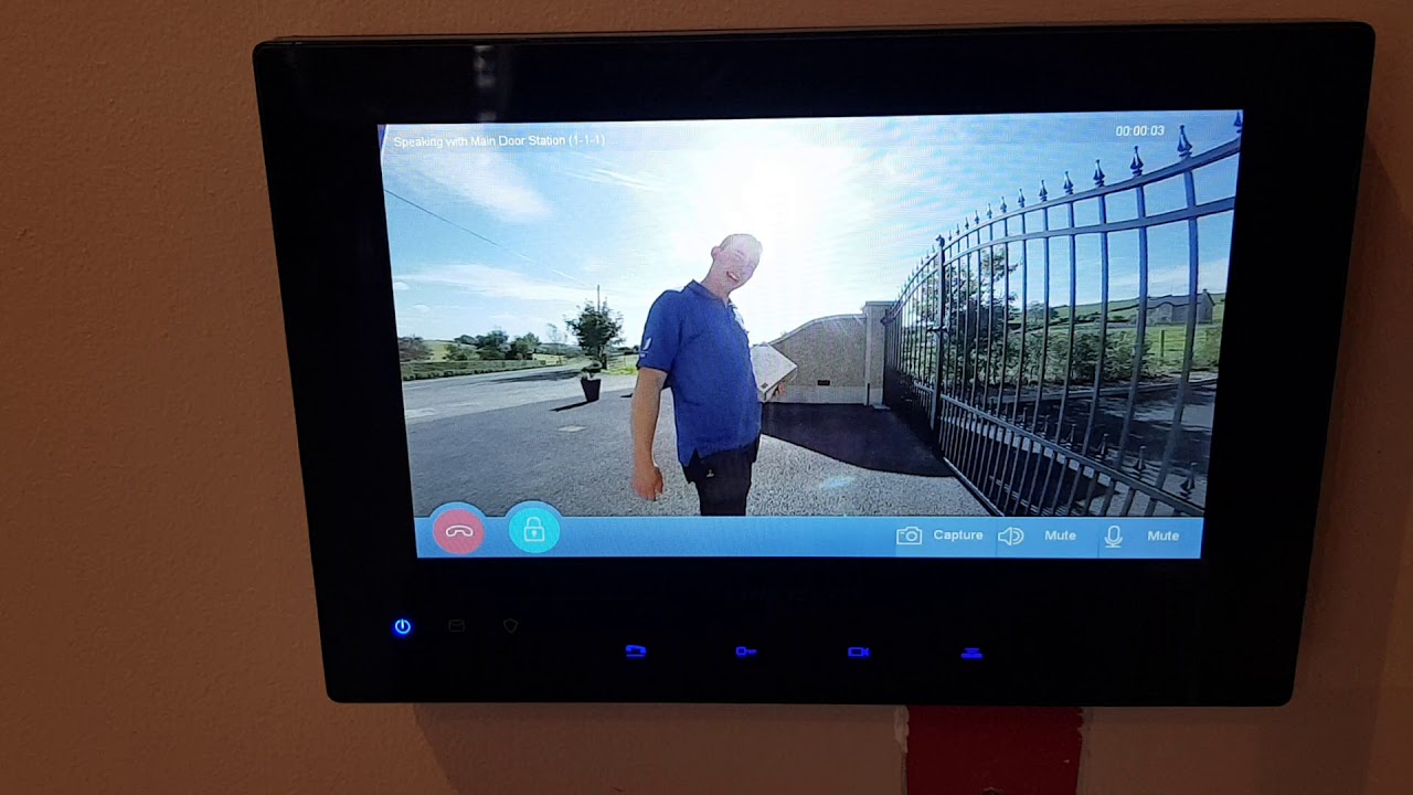 Hikvision 2 Wire Intercom System - YouTube