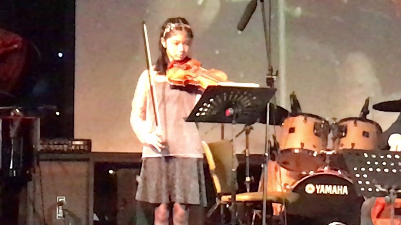 Tara (12y) Violin solo "True Colors" (Ost.Trolls) - YouTube