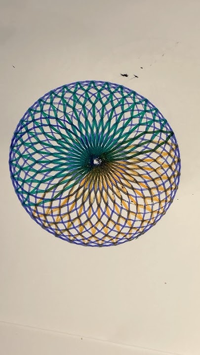 Creating Mesmerizing Spirograph Patterns #usa #spirograph #satisfying #asmr #relaxing #shorts # ...
