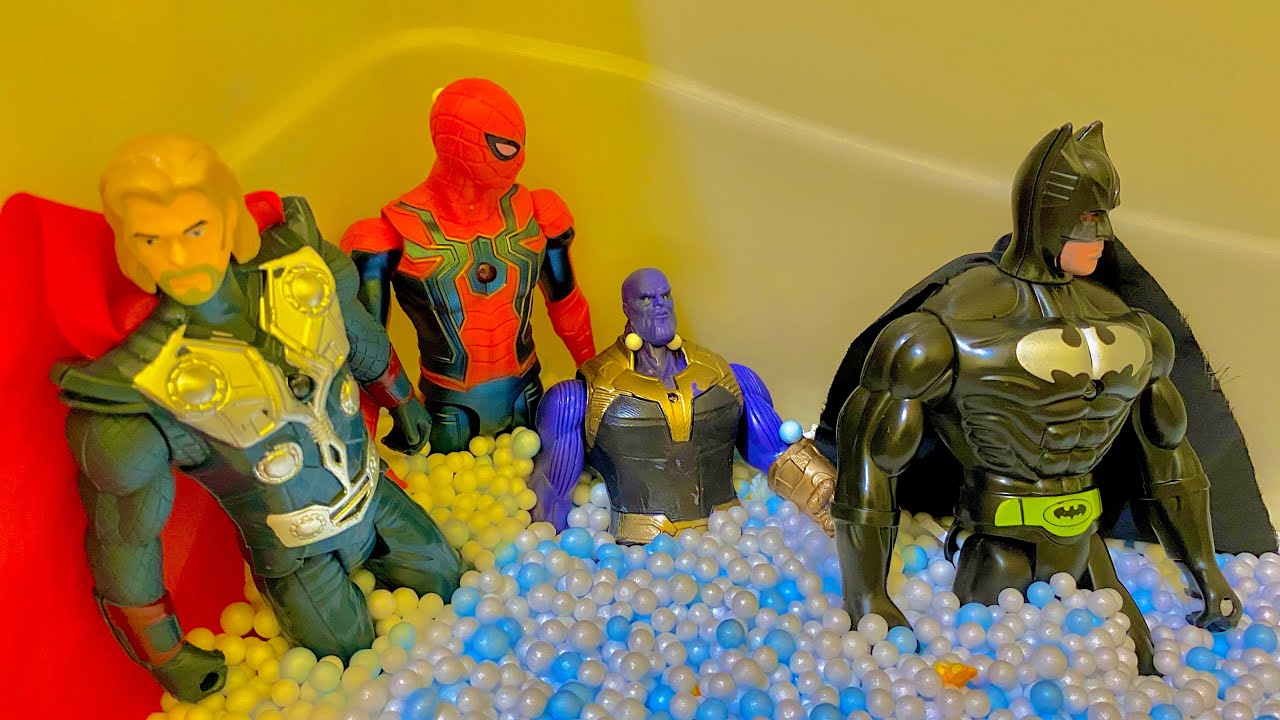 HULK CARTOON VS HULK, IRONMAN VS ANT MAN, THOR VS SPIDER-MAN, SUPER ...
