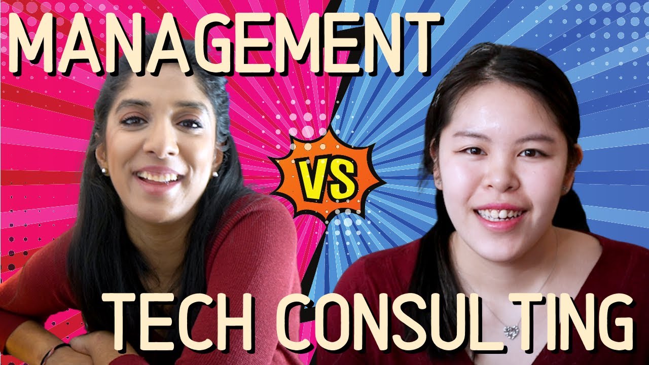 Management consulting vs technology consulting with @ChristineWong from ...