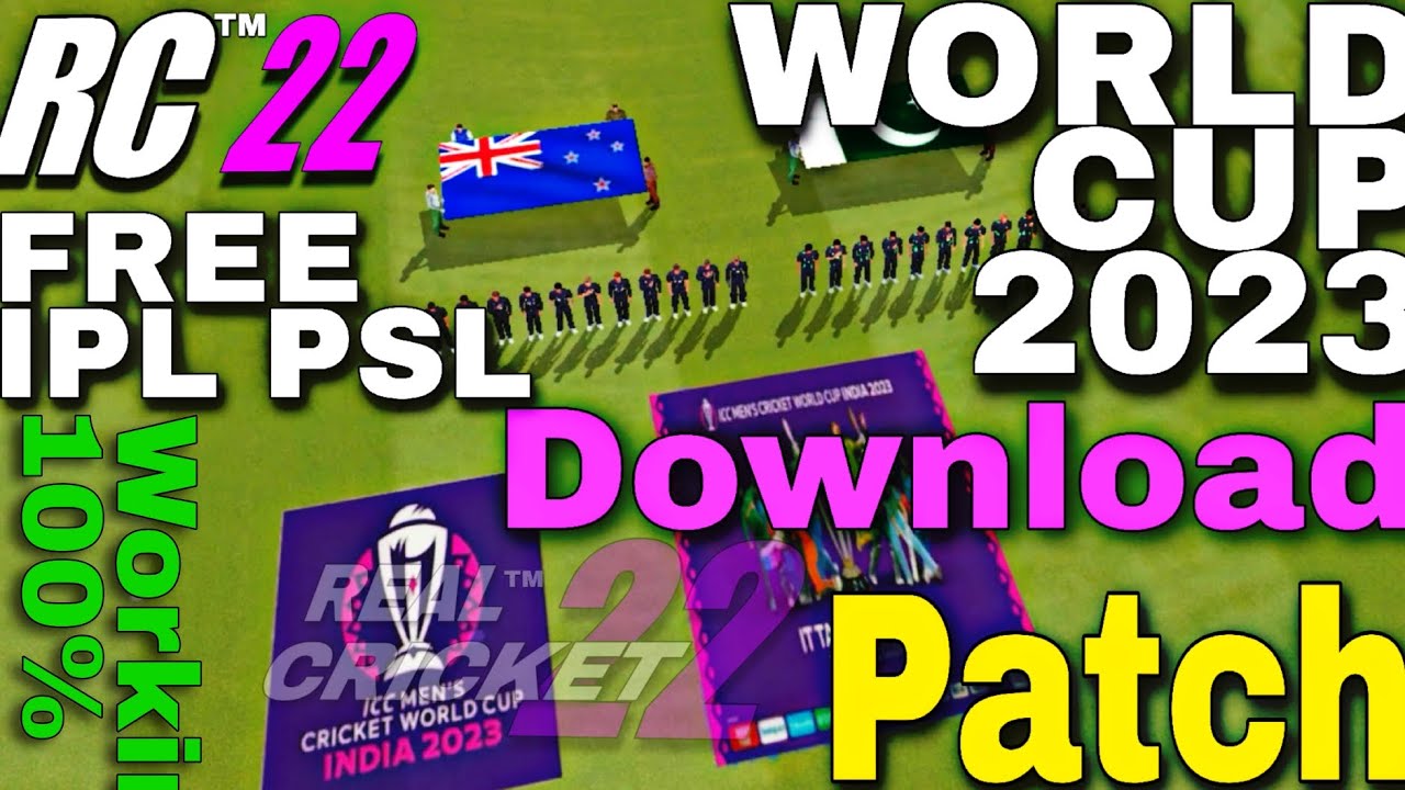 Real Cricket 22 Patch DOWNLOAD Game Changer 5 IPL PSL Free and World ...