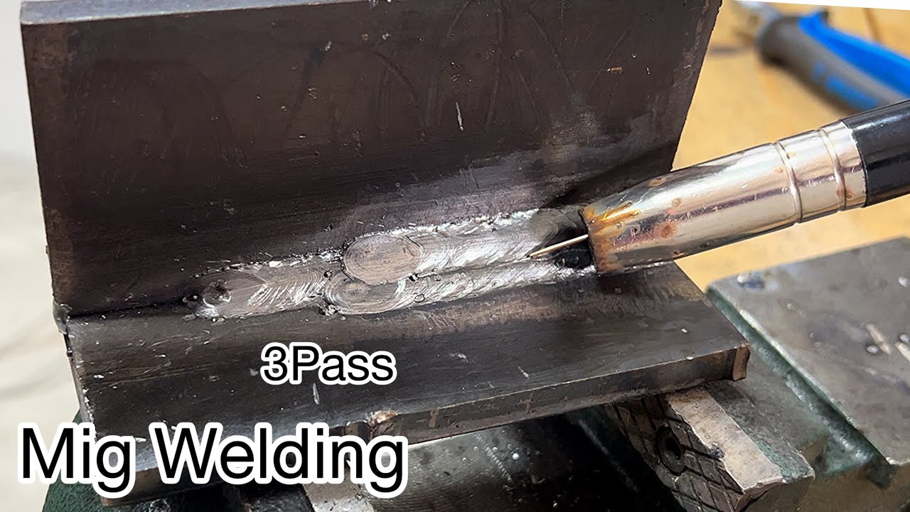 not everyone know about this SIMPLE 3 Pass Mig Mag welding technique ...