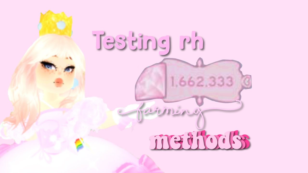 TESTING ROYALE HIGH FARMING METHODS *DO THEY WORK?* - YouTube