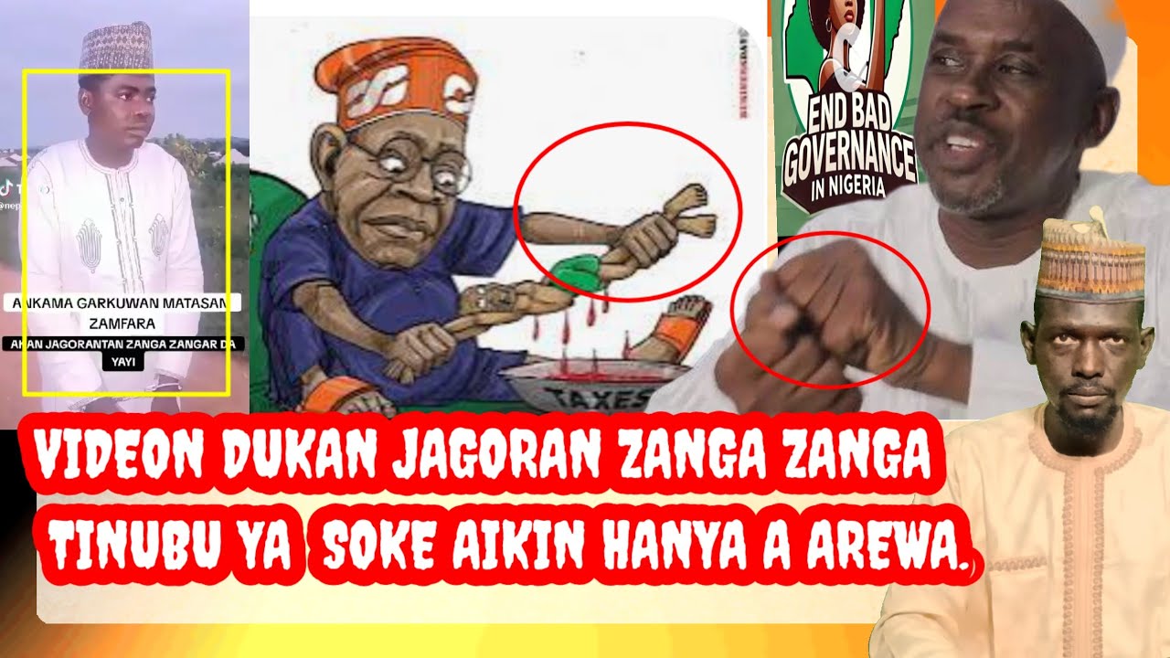 Videon dukan jagoran Zanga Zanga, Tinubu ya soke Aikin hanya a Arewa ...
