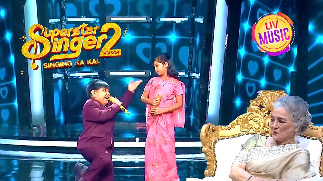 'O Haseena Zulfonwale' पर Asha Ji Ko Mila Ek Cute Duet | Superstar ...