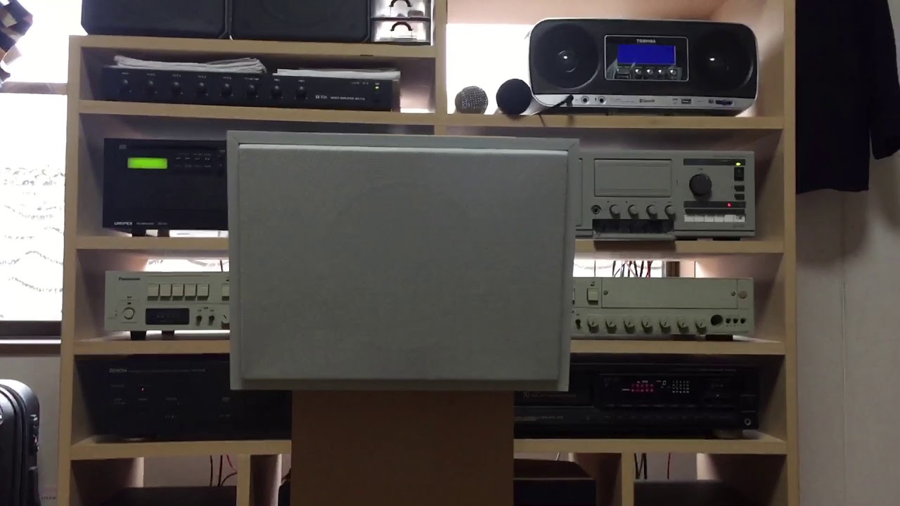 TOA BS-32 スピーカー音質テスト - YouTube