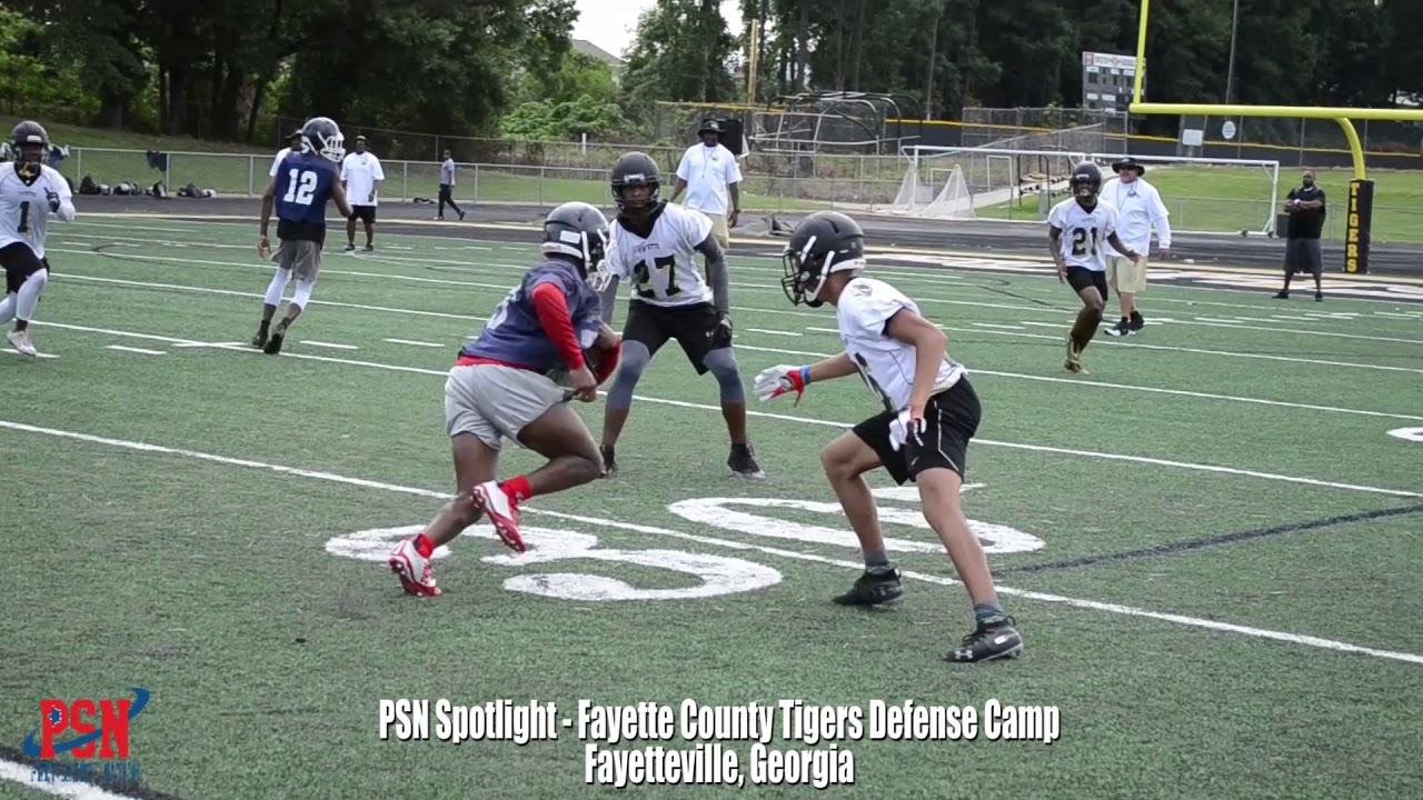 PSN Spotlight: Fayette County Tigers Defense Camp - YouTube