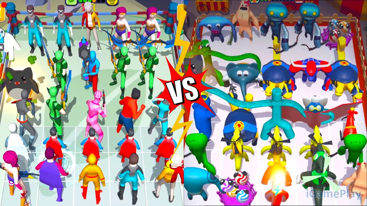 Merge Supper Hero Vs Merge Color Friends Mods, Merge Battle Gameplay ...