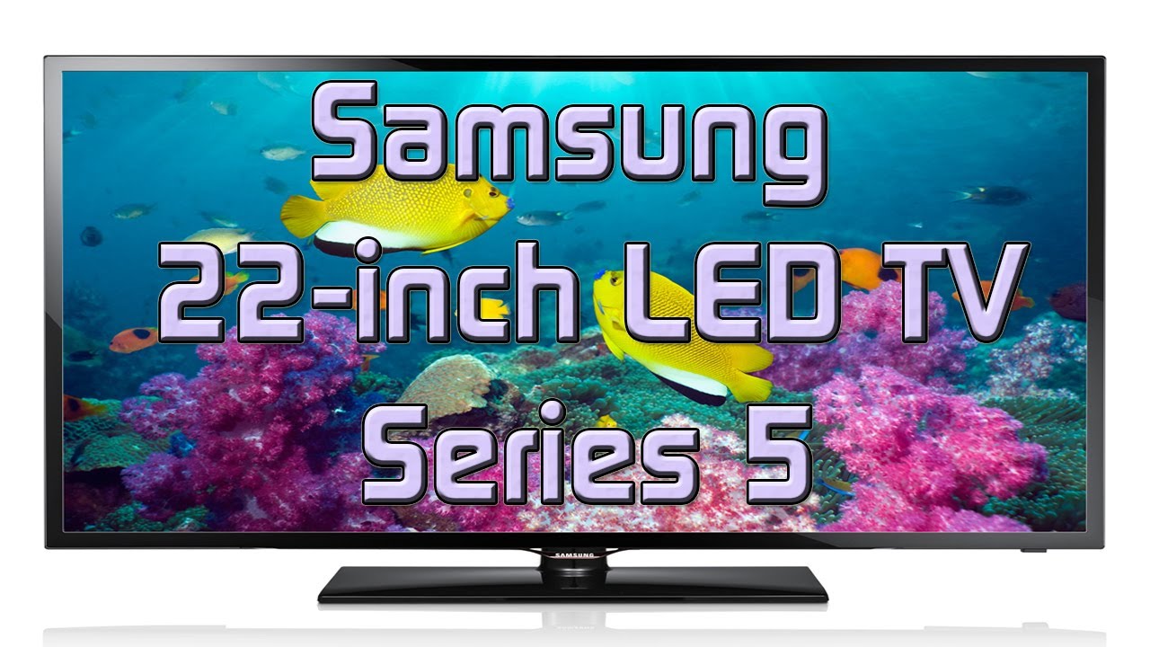 Samsung 22" LED F5000 unboxing - YouTube