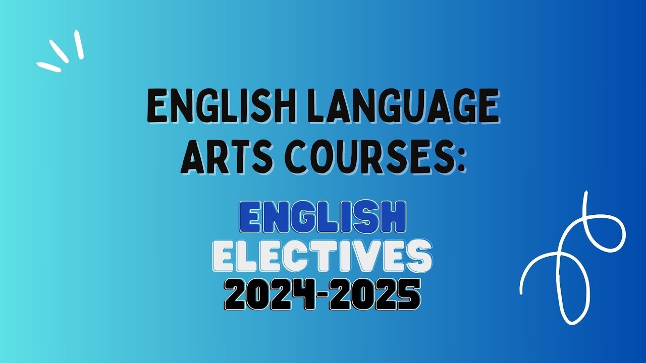 2024-2025 Senior Electives - YouTube