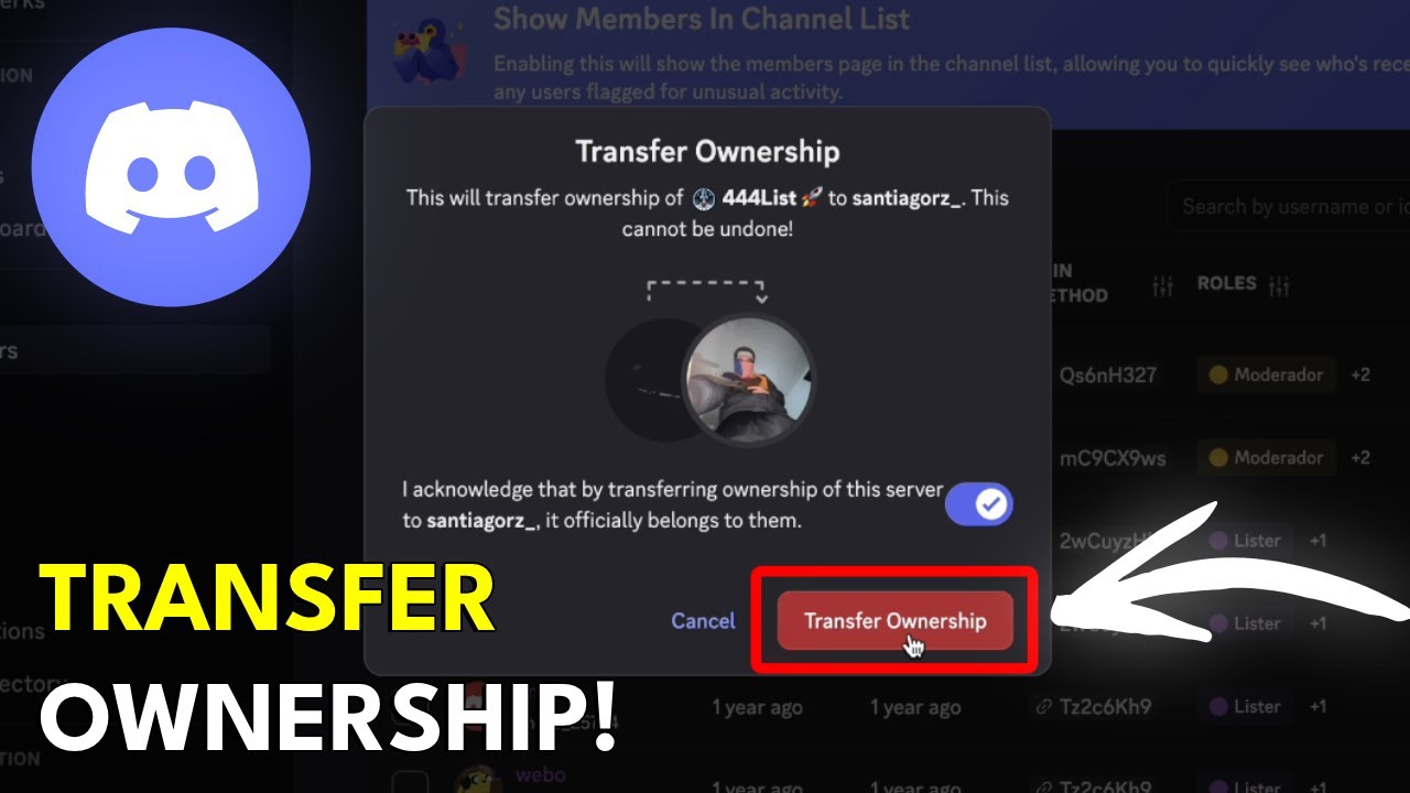 How to Transfer All Ownership on Discord (2025) - YouTube