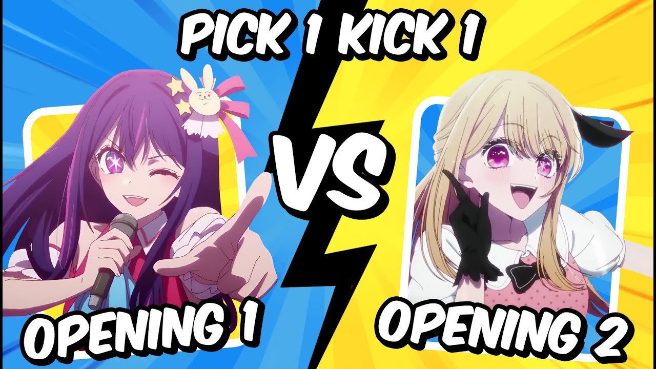 CHOOSE ONLY ONE ANIME OPENING Opening 1 VS Opening 2 - YouTube