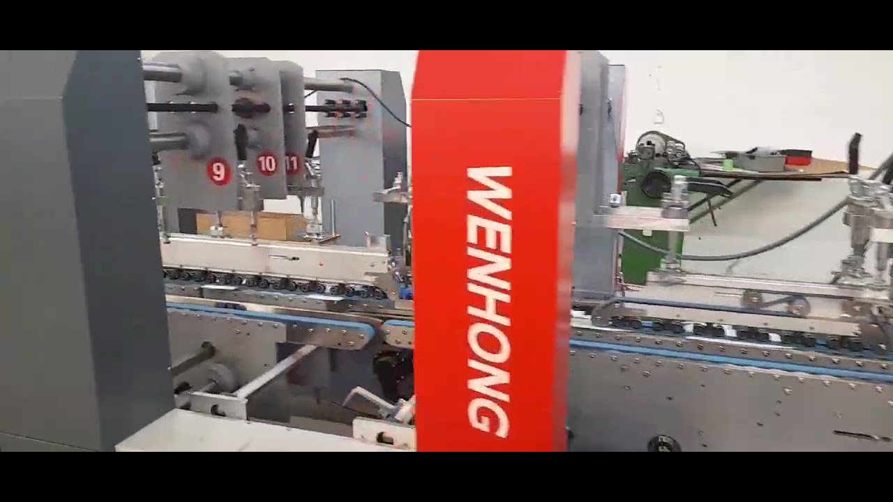 Automatic High Speed Folding and Gluing Machine WH-1100LW special job 1 ...