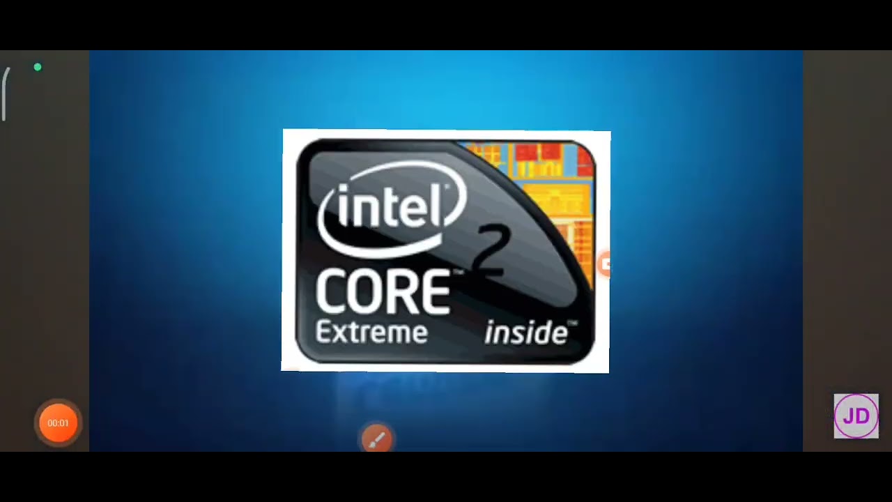intel core extreme 2 logo animation 2009-2013 - YouTube