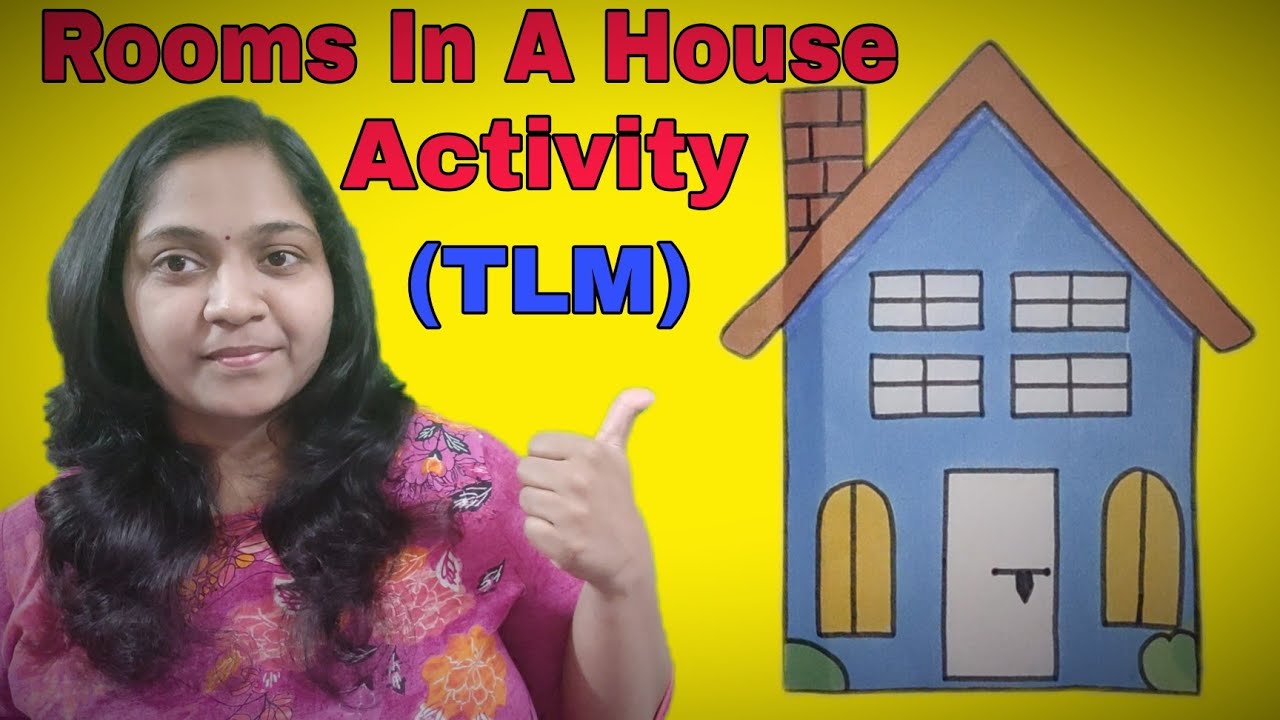 Rooms In A House Activity || Types Of Rooms Craft || Parts Of The House ...