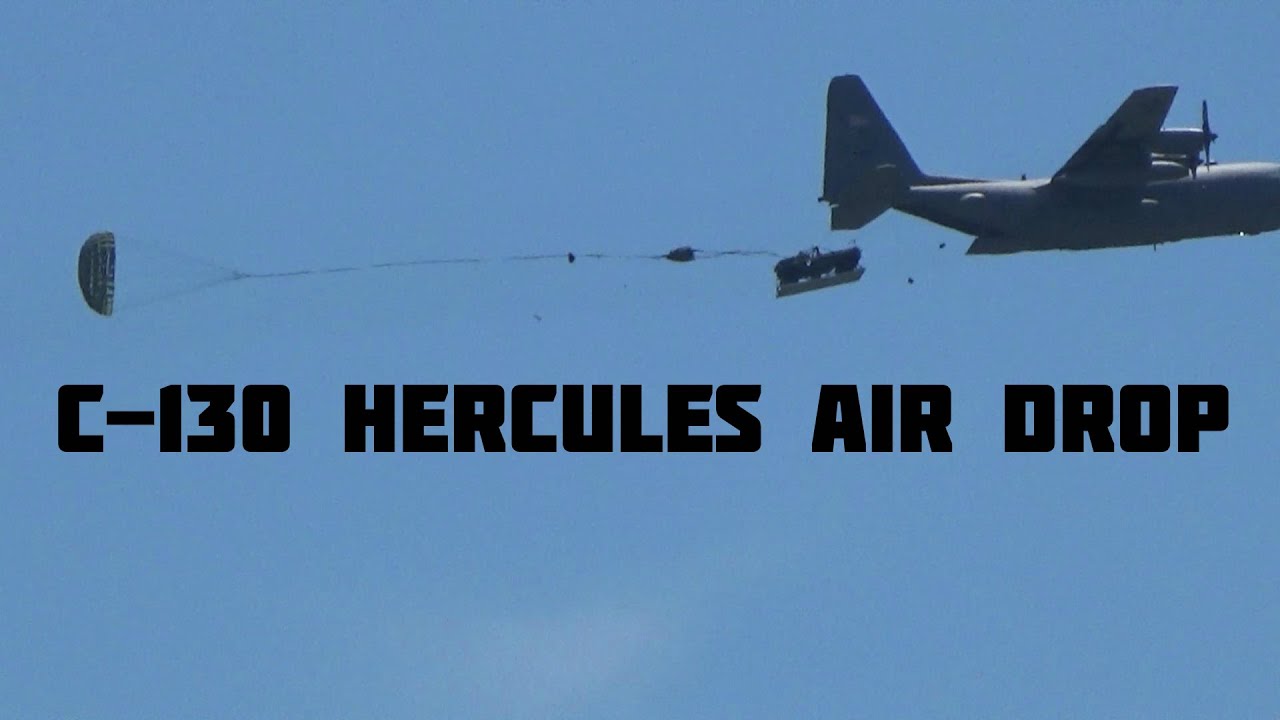 Thunder of Niagara Airshow 2015 C-130 Hercules Air Drop - YouTube
