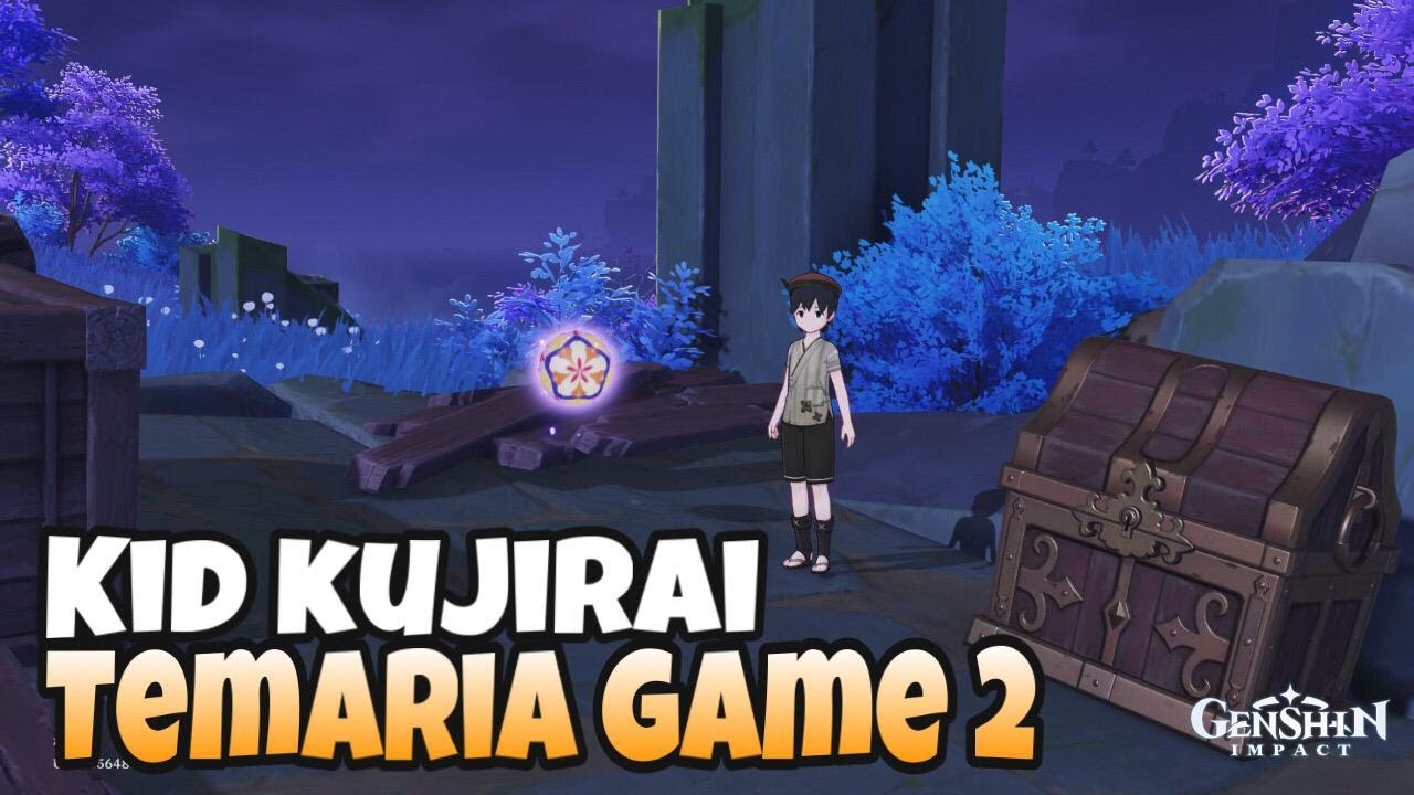 Temaria Game 2 | Kid Kujirai | Watatsumi Island | Seirai Island Genshin ...