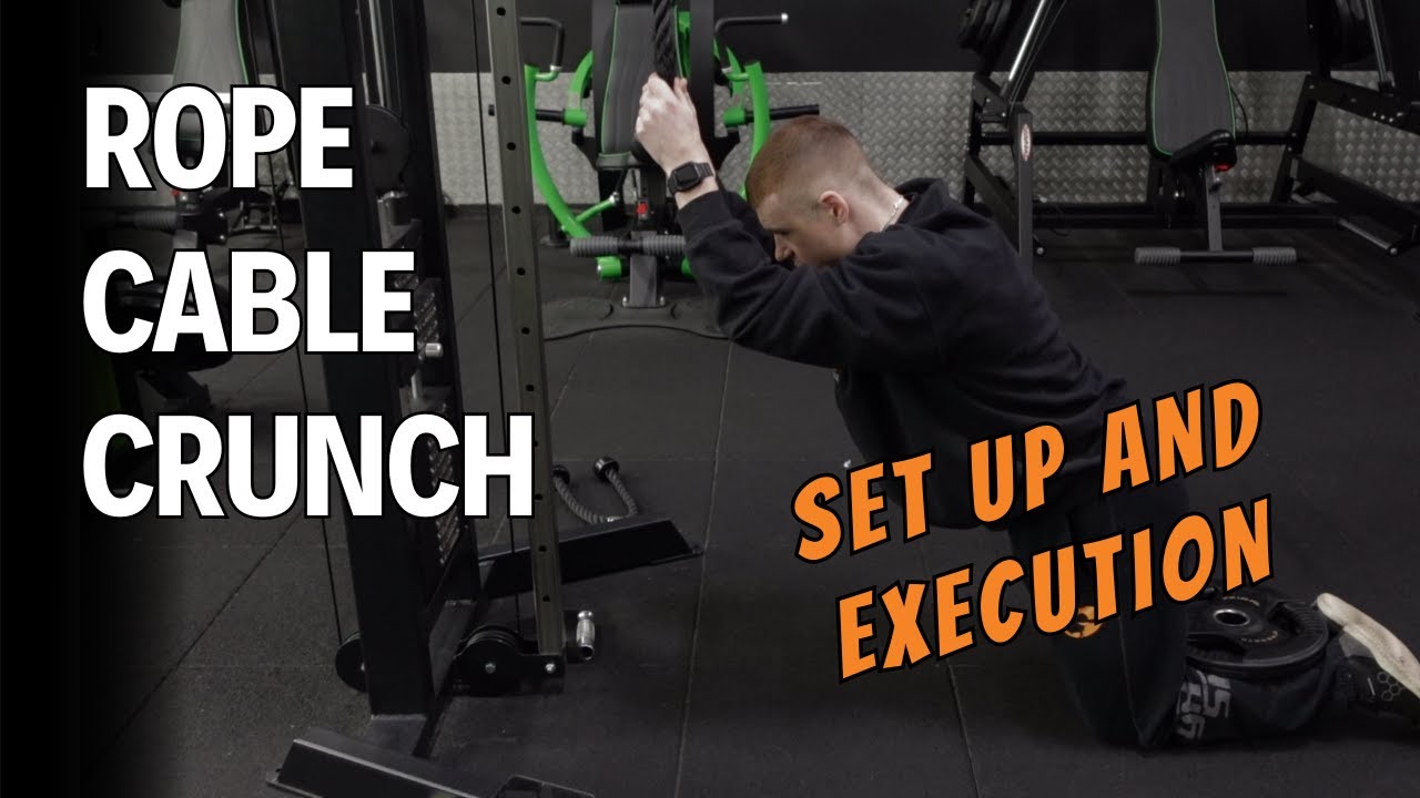 Rope Cable Crunch - Set Up & Execution - YouTube