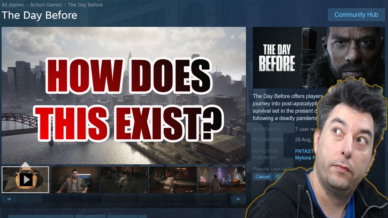 The Day Before RETURNS To Steam But It Is A SCAM - YouTube