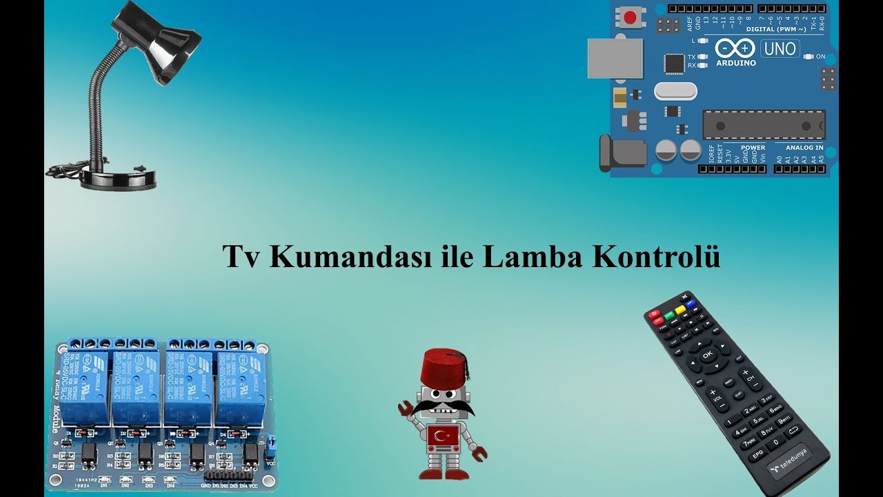 Arduino Tv Kumandası Ile Lamba Kontrolü Arduino Ir Sensörü Arduino Röle Youtube 3420
