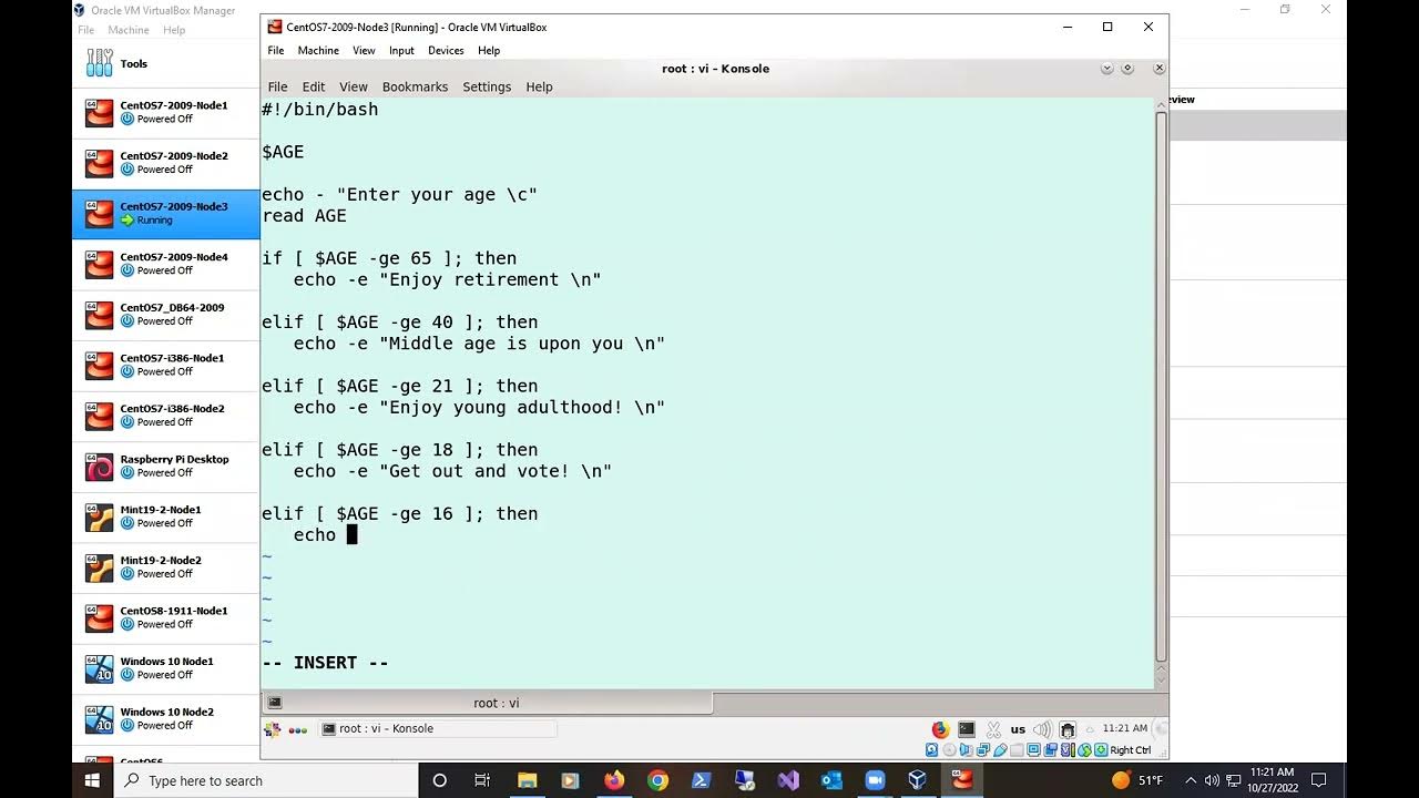 Using BASH Decision Constructs - YouTube