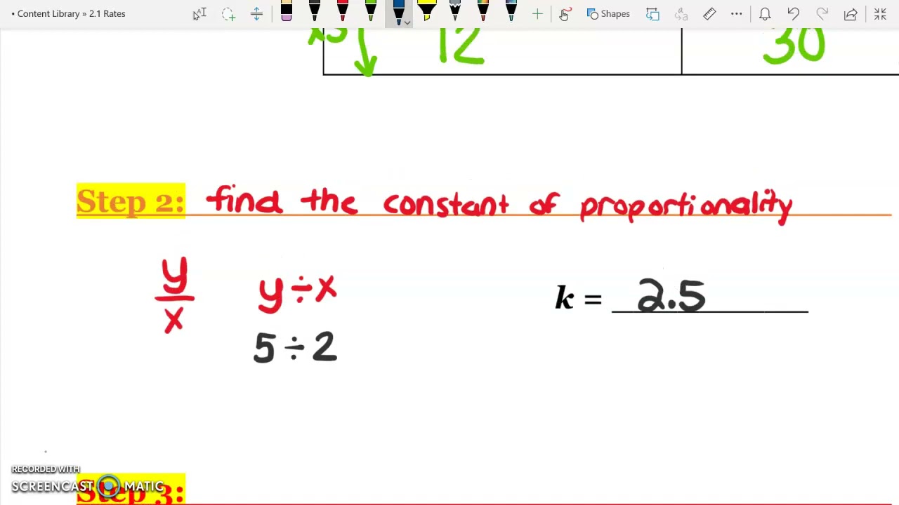 Math 7 Equations For Proportional Relationships From Word Problems Math 7 Equations For Proportional Relationships From Word Problems