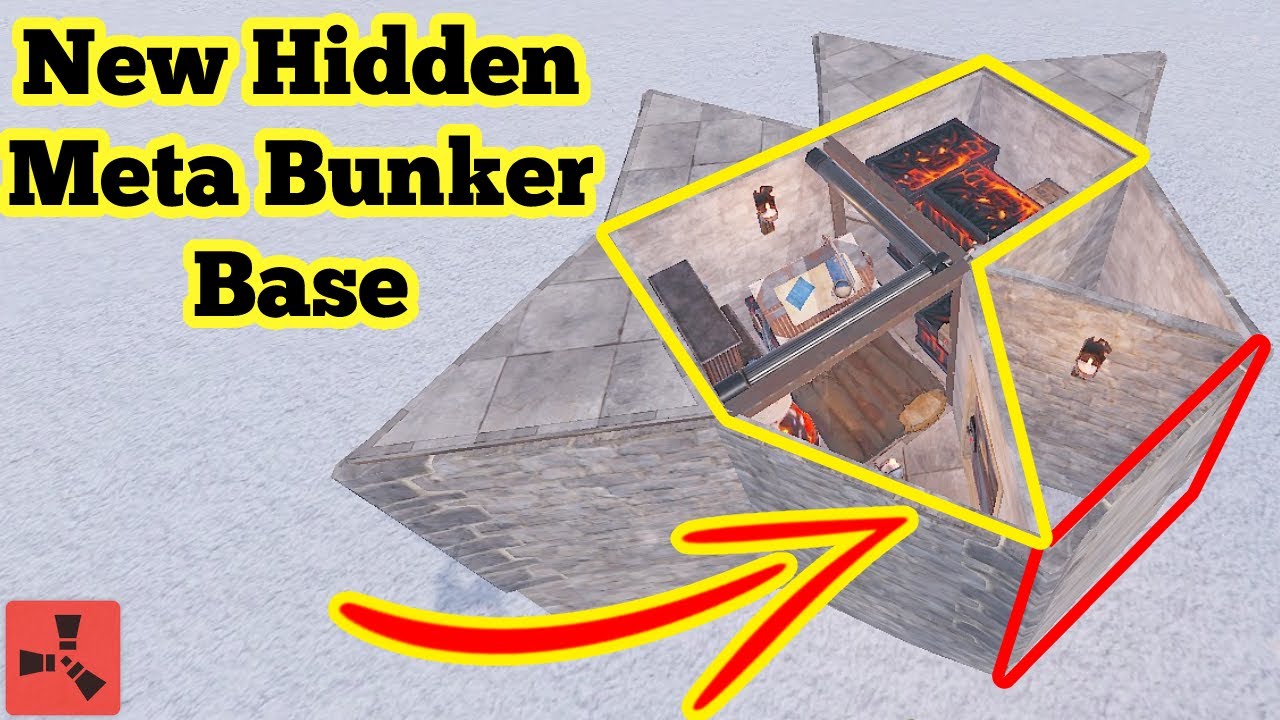 THE BEST BUNKER BASE IN RUST 2023 - YouTube