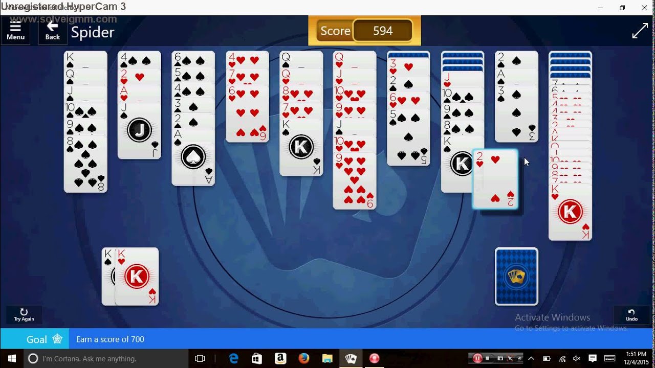 Microsoft solitaire collection daily challenge spider solution - bazaarlula