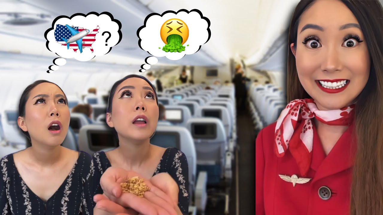How to confuse your flight attendant - real passenger convos 😂 - YouTube