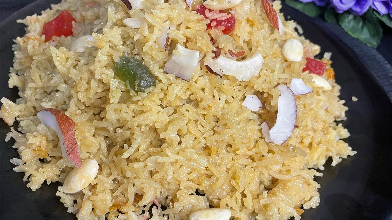 Punjabi Style Gurr Walay Chaawal| Jaggery Rice| گُڑھ والے چاول | Meethe ...