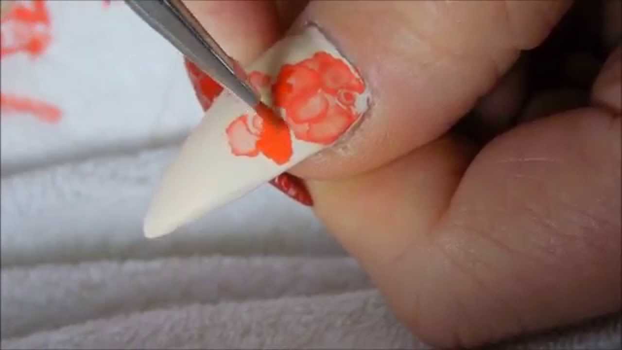 HOW TO PAINT ROSES ON NAILS Using Water Colr Paints YouTube how-to-paint-roses-on-nails-using-water-colr-paints-youtube