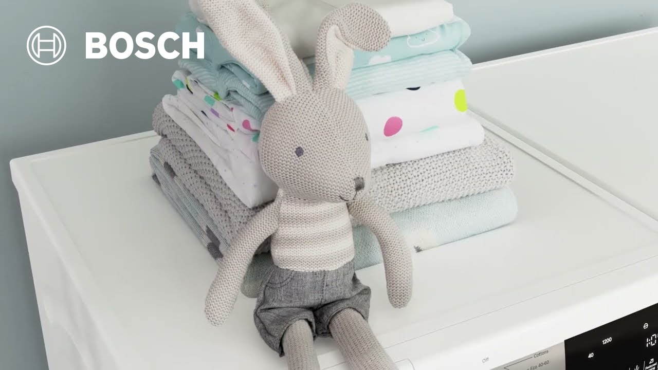 Bosch - Serie 6 efficiënte wasmachines - YouTube