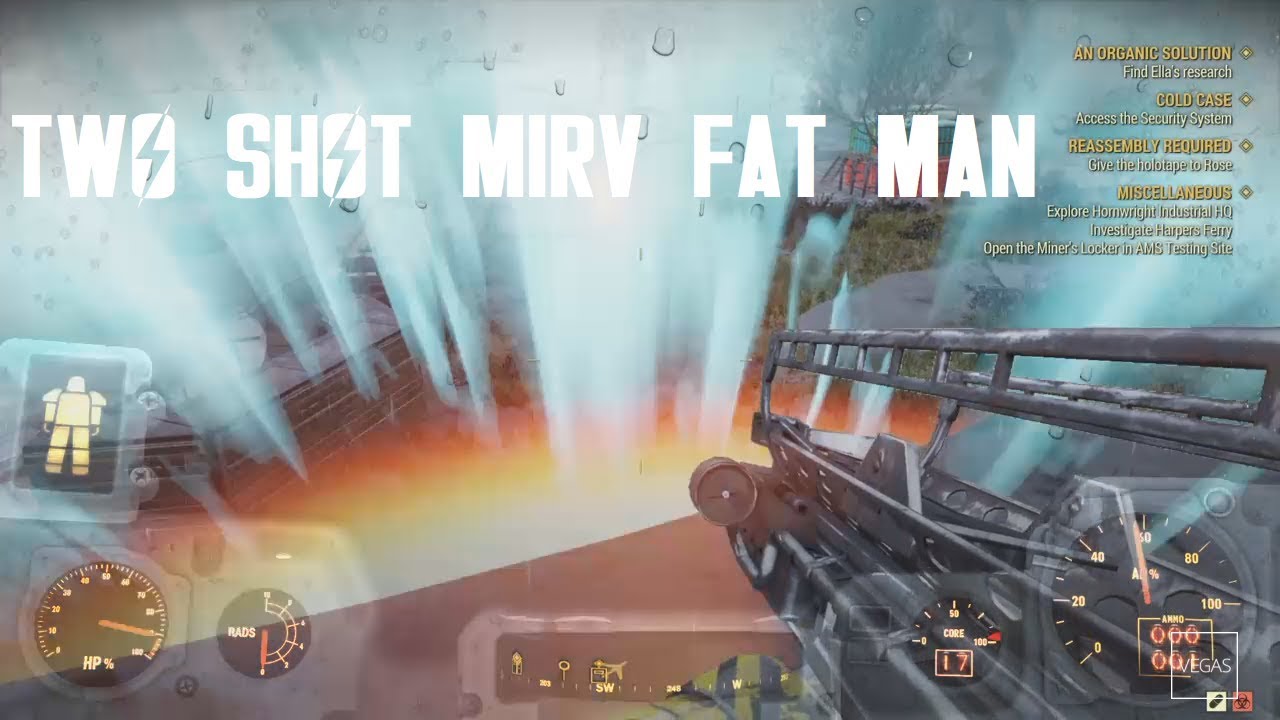 What happens when you shoot a Two-Shot MIRV Fat Man.. - Fallout 76 ...