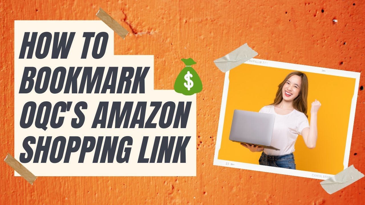 How to bookmark OQC's Amazon Shopping Link - YouTube