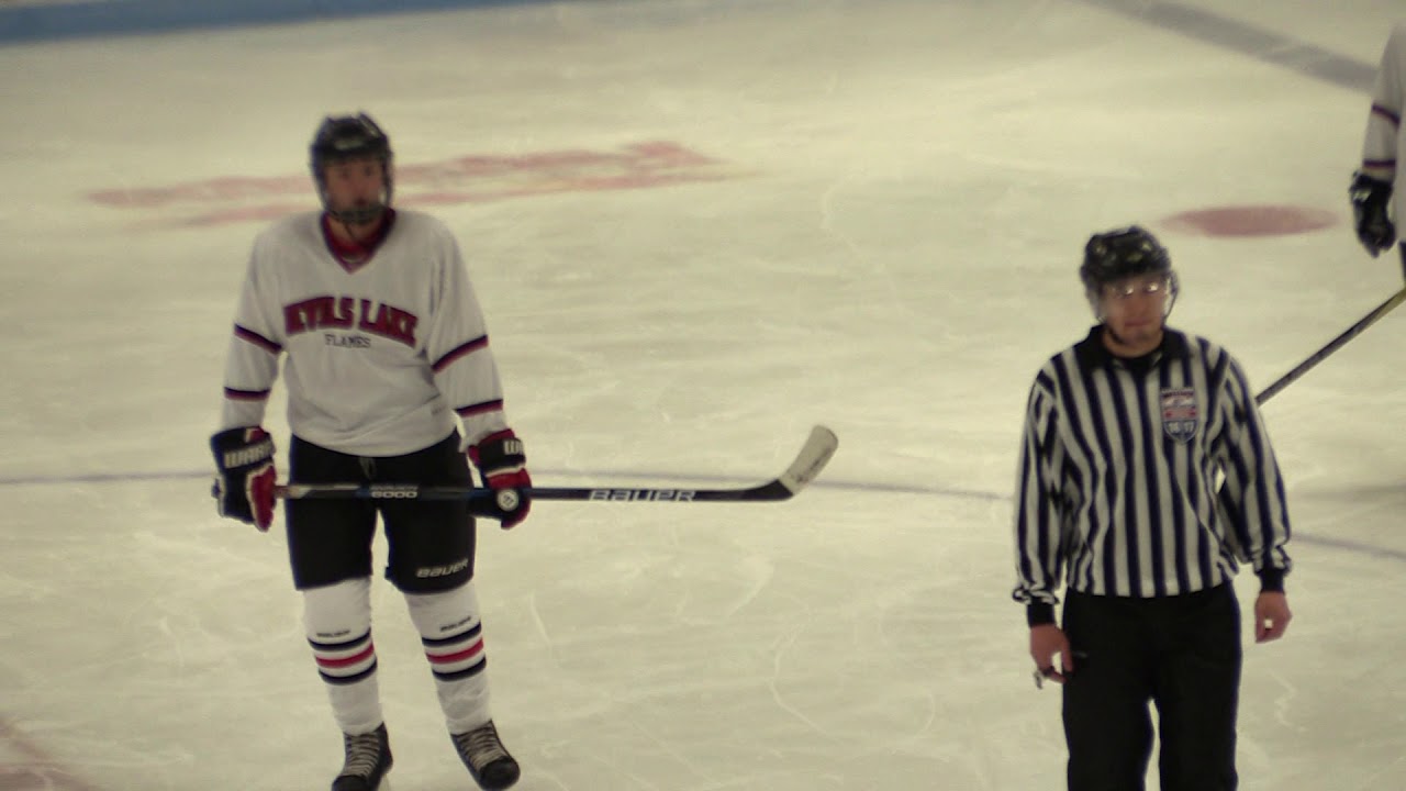 Devils Lake Flames vs. Grand Forks Thunder Peewee B 11-24-17 - YouTube