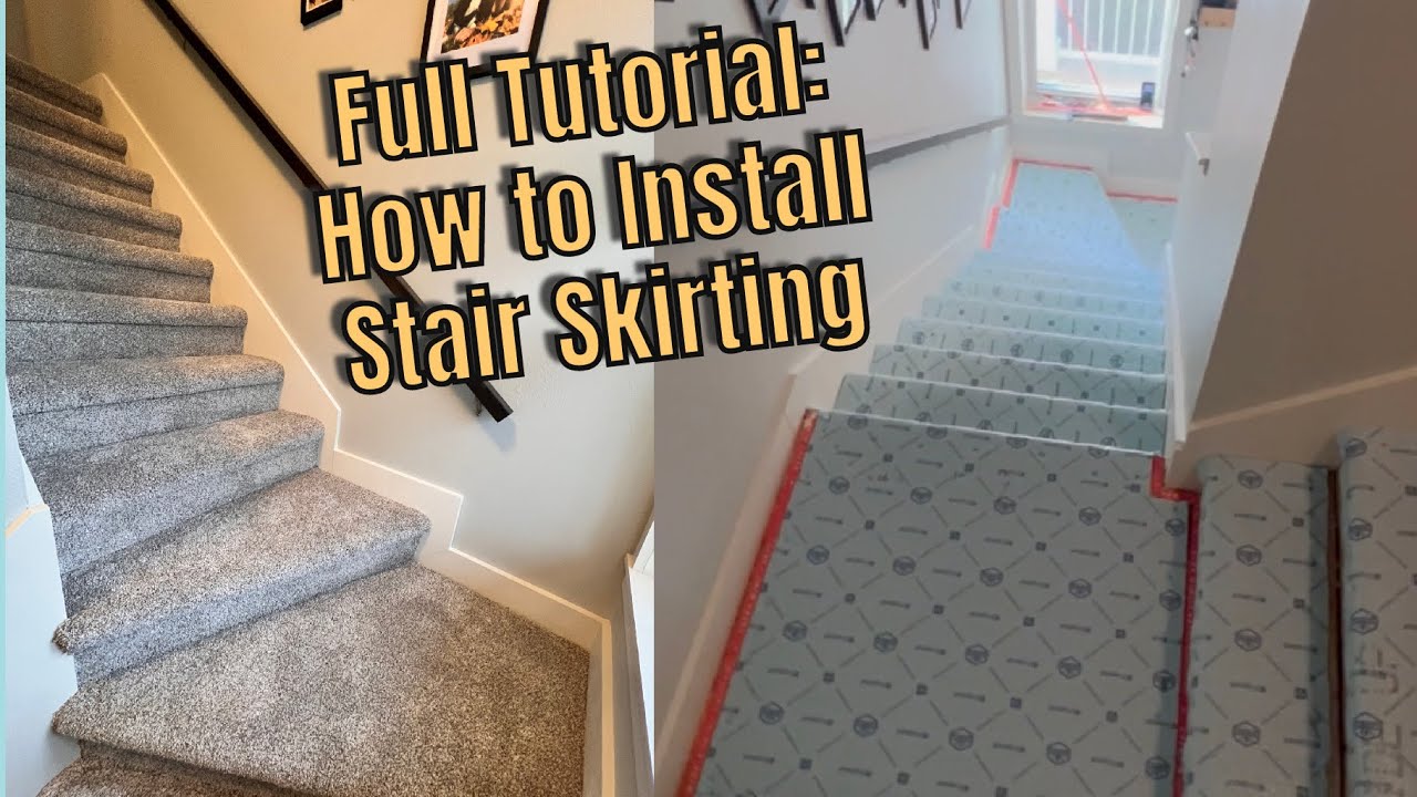How to Install Stair Skirting - Full Tutorial for All Stair Types - YouTube