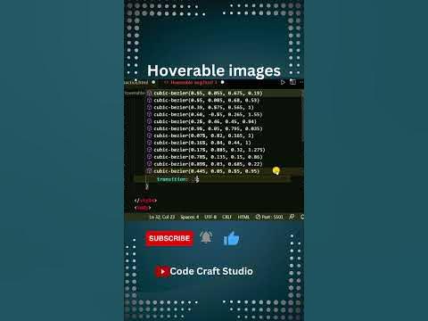 Hoverable images using HTML #shorts #youtubeshorts #coding#programming - YouTube