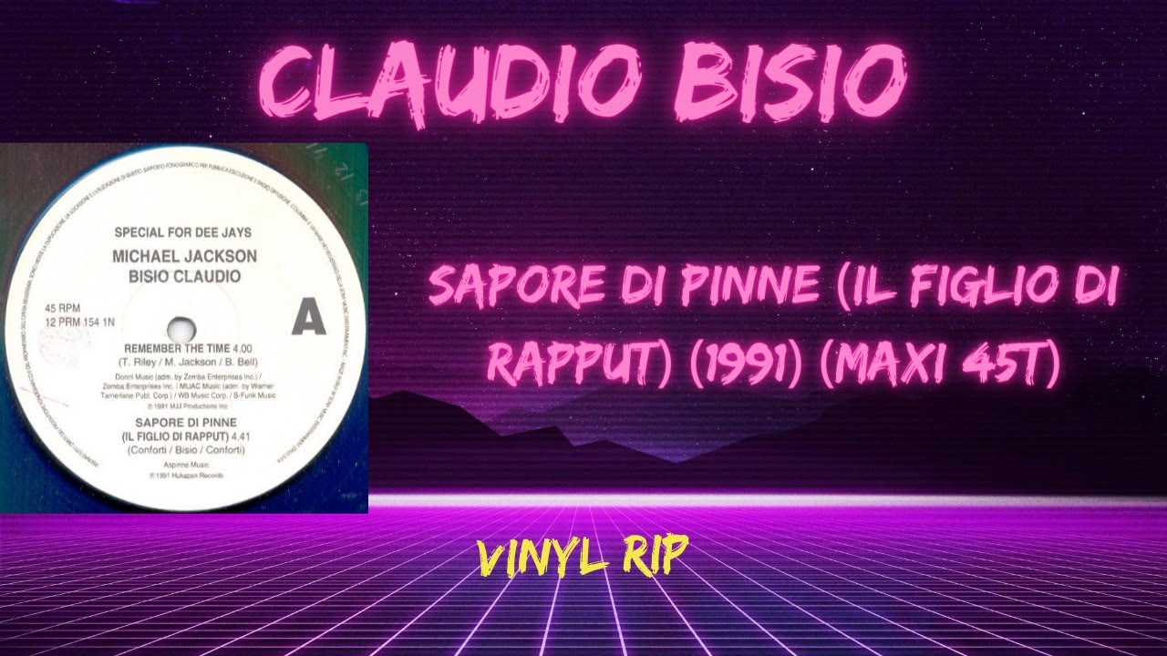 Claudio Bisio - Sapore Di Pinne (Il Figlio Di Rapput) (1991) (Maxi 45T ...