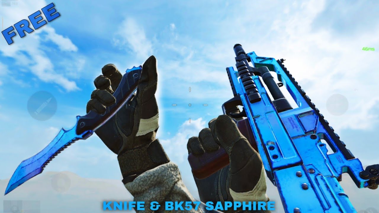 Free BK57 - Sapphire & Knife - Sapphire Showcase CODM | Free Skins COD ...