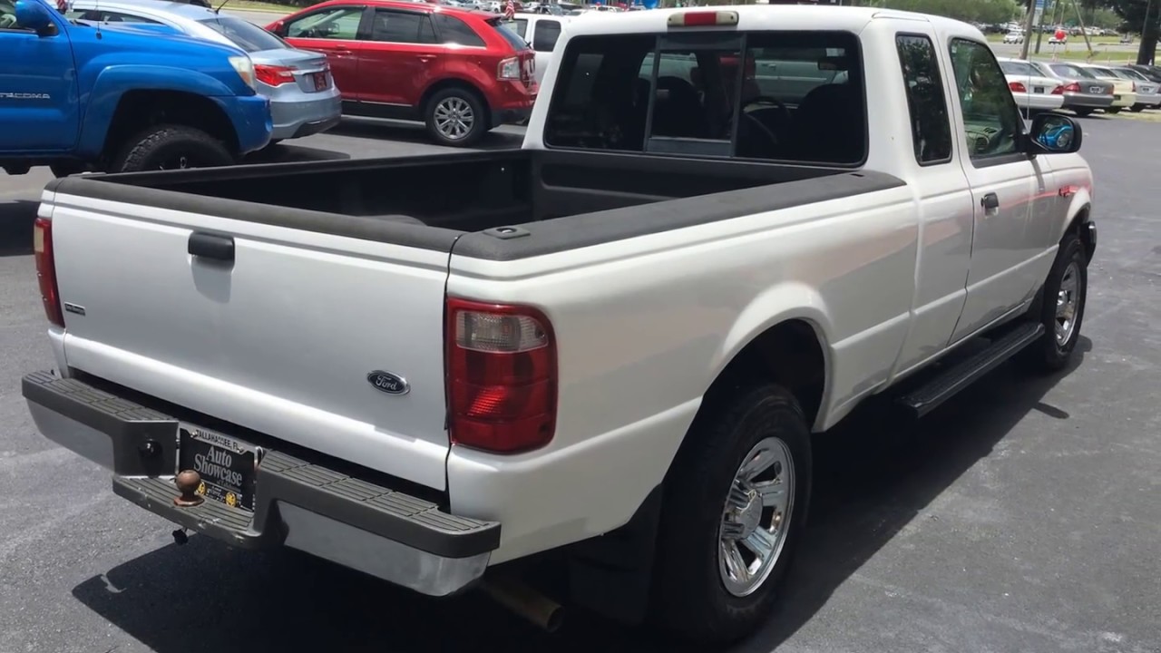 2003 Ford Ranger Extened Cab White! Nice! - YouTube