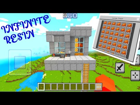 CREAKING RESIN FARM in Minecraft Bedrock SIMPLE 1.21 - YouTube