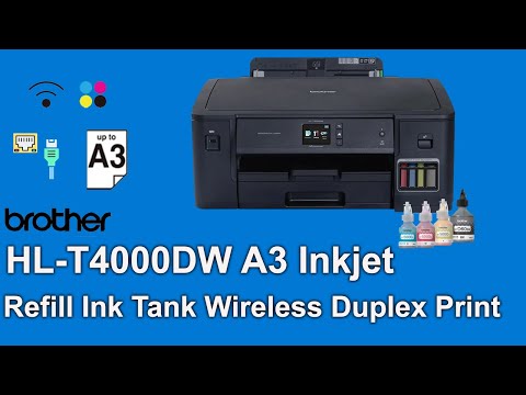 Brother HL-T4000DW A3 Ink Tank Printer Setup