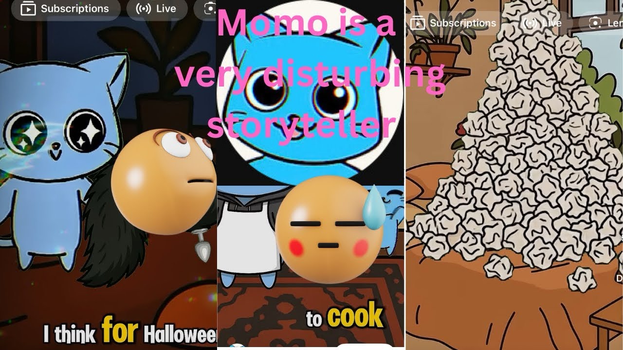 Why Is Momo the Cat's Storytelling So Disturbing?#animation #momothecat ...